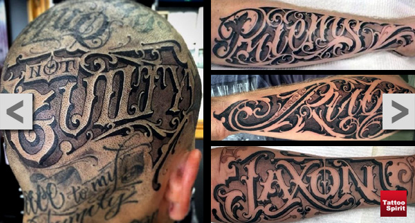Sam Lettering Tattoos