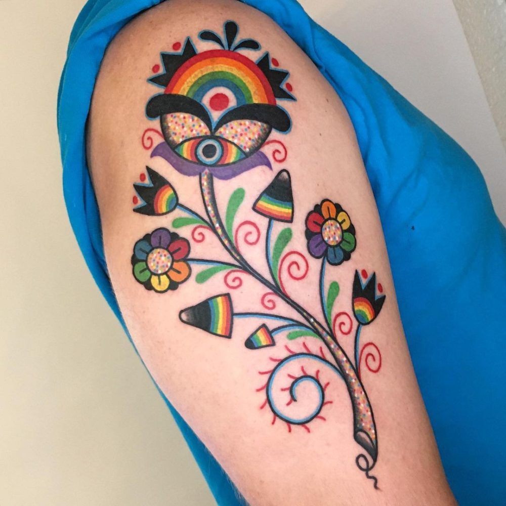 Psychedelische Tattoo Kunst aus halluzinatorischen Welten - Tattoo Spirit