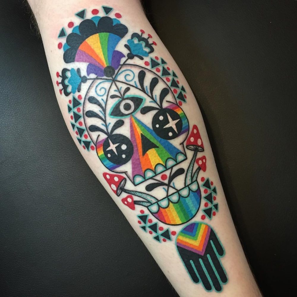 Psychedelische Tattoo Kunst aus halluzinatorischen Welten - Tattoo Spirit
