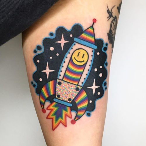 Psychedelische Tattoo Kunst aus halluzinatorischen Welten - Tattoo Spirit