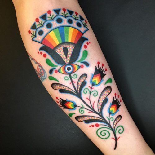 Psychedelische Tattoo Kunst aus halluzinatorischen Welten - Tattoo Spirit
