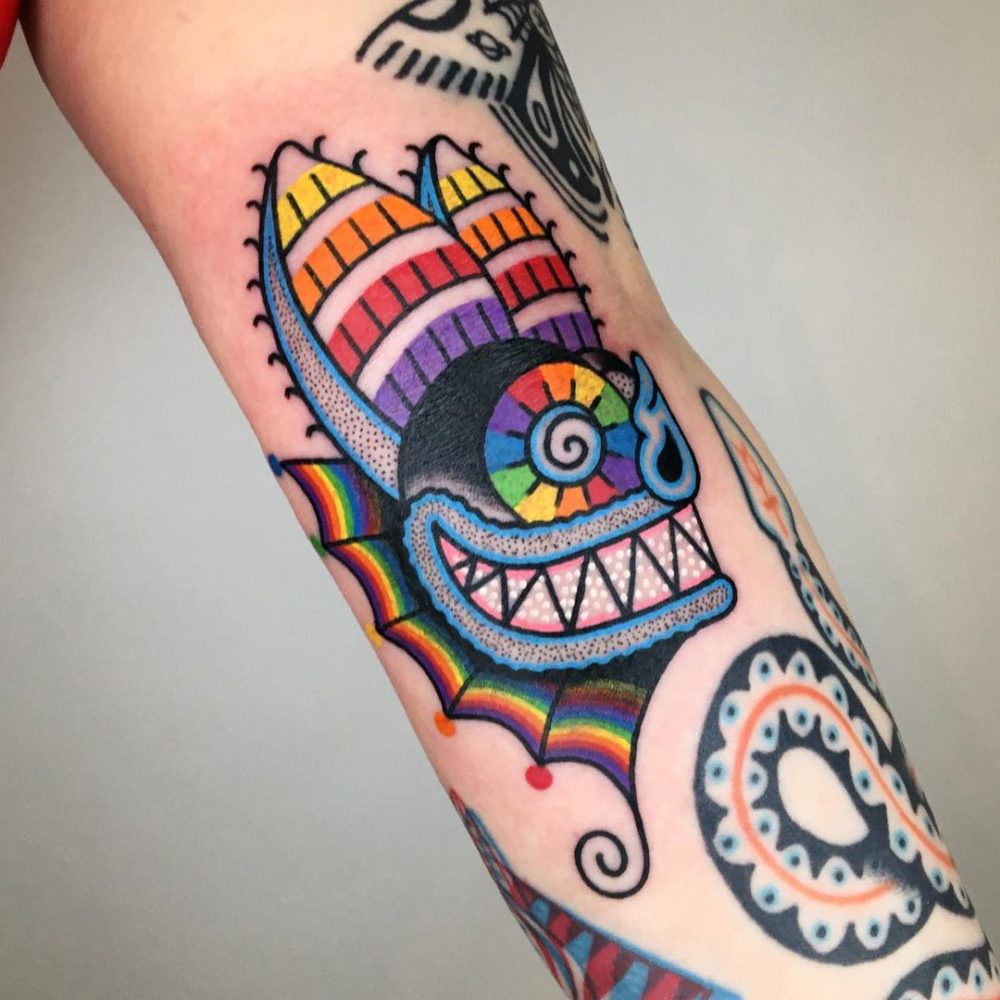Psychedelische Tattoo Kunst aus halluzinatorischen Welten - Tattoo Spirit